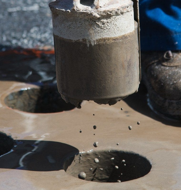 Concrete coring - Brownfield Solutions