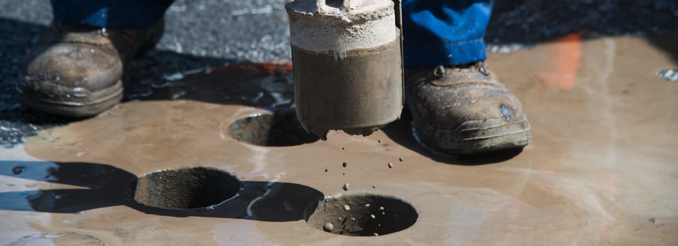 Concrete coring - Brownfield Solutions